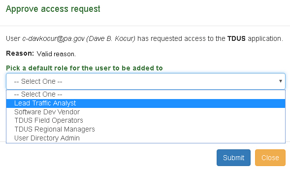 Approve or Reject an Access Request